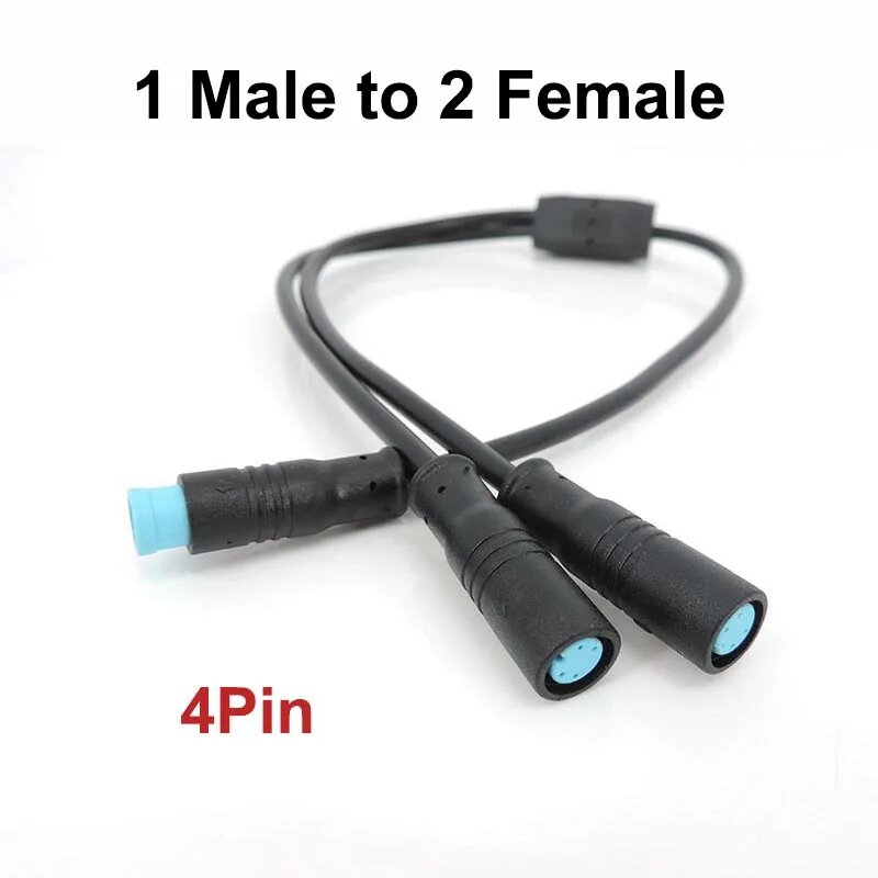 Разветвитель M8 Y для электровелосипеда 40 см 1pcs, 4pin