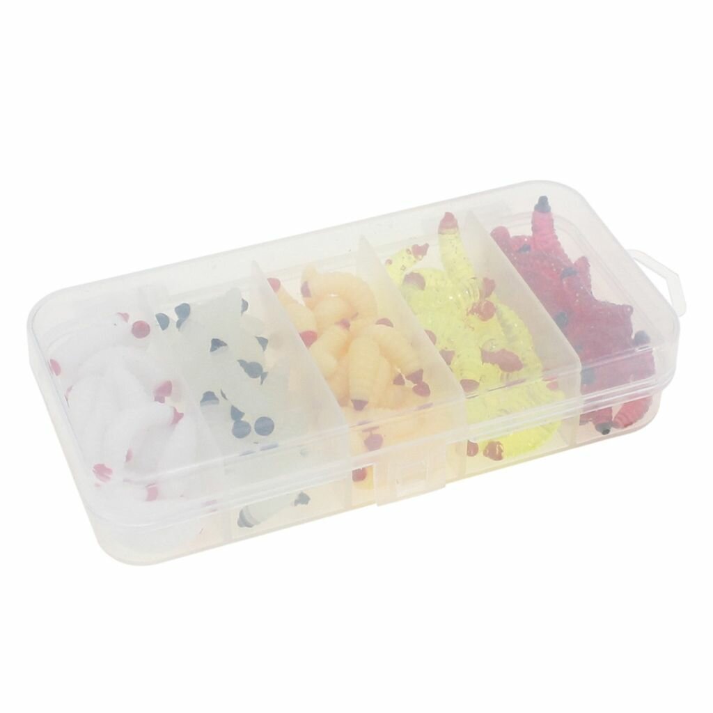 Инструменты для рыбалки, Красная мучная червь, 1 упаковка 125 штук