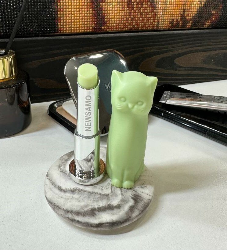 Бальзам для губ "Зеленая кошка", ягодный микс, SPF-фактор