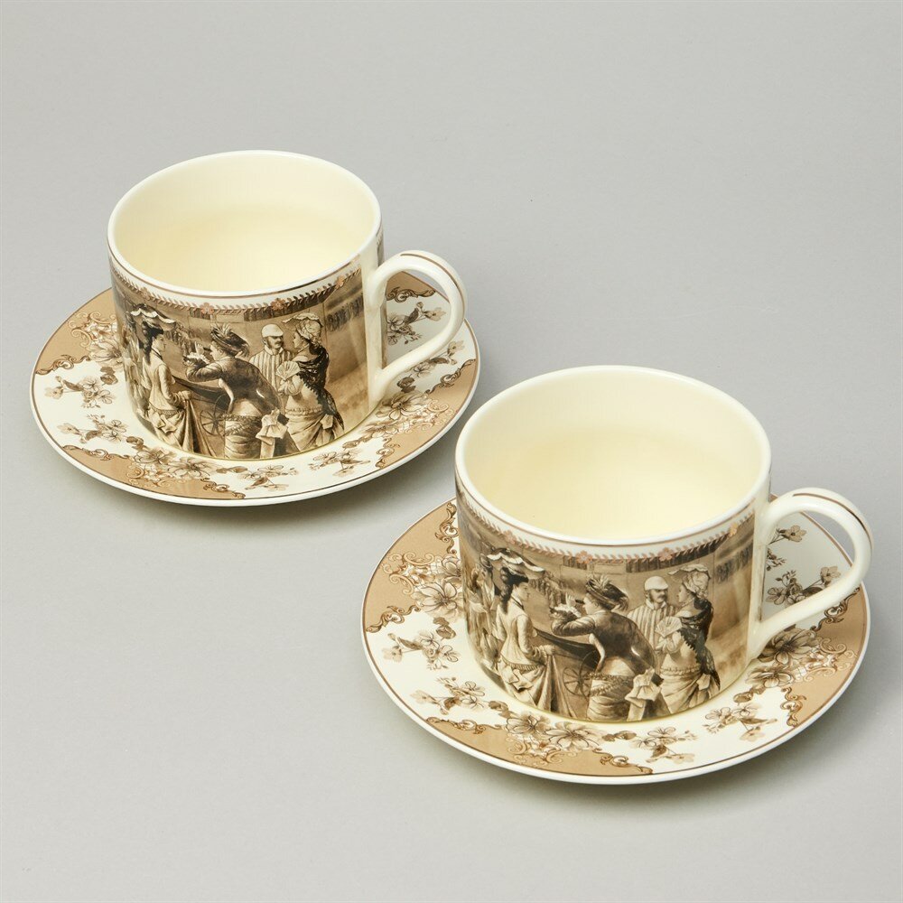 Чайный набор lefard "Rendezvous" на 2 персоны 4 предмета 350 мл