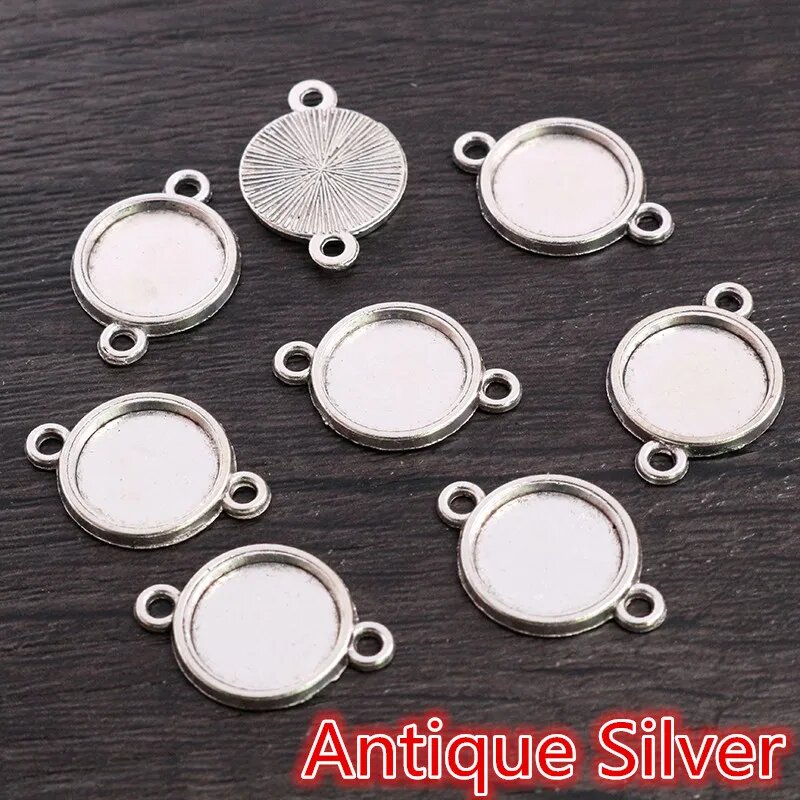 Подвески-оболочки Antique Silver 8-30 мм
