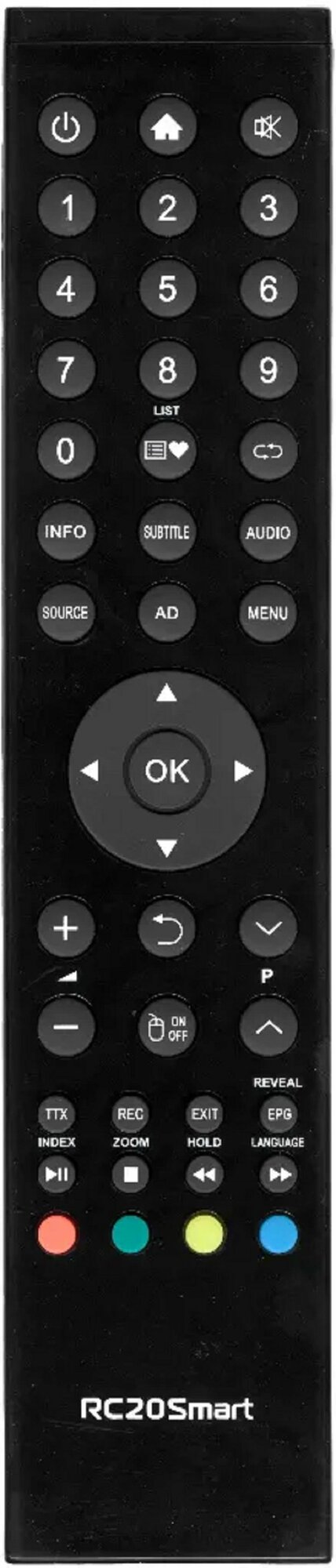 Пульт Витязь (VITYAZ) RC20Smart (PQ41) для телевизора Витязь (VITYAZ), HI
