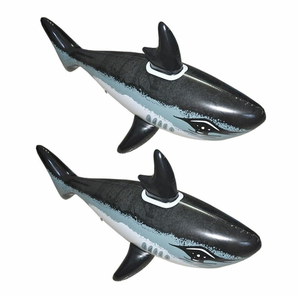 (2 шт) Надувные игрушки-акулы