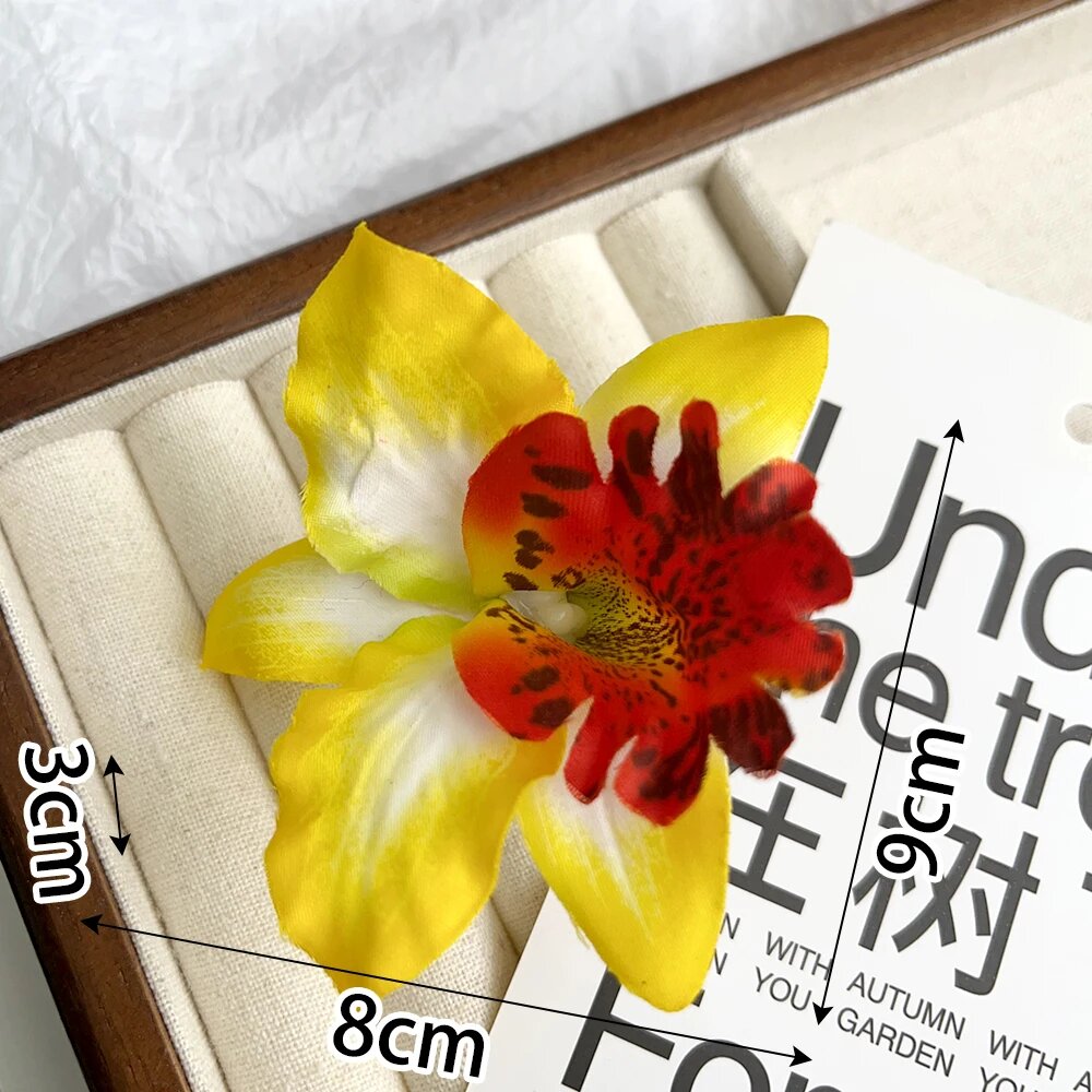 Гавайские цветочные заколки для волос style 02