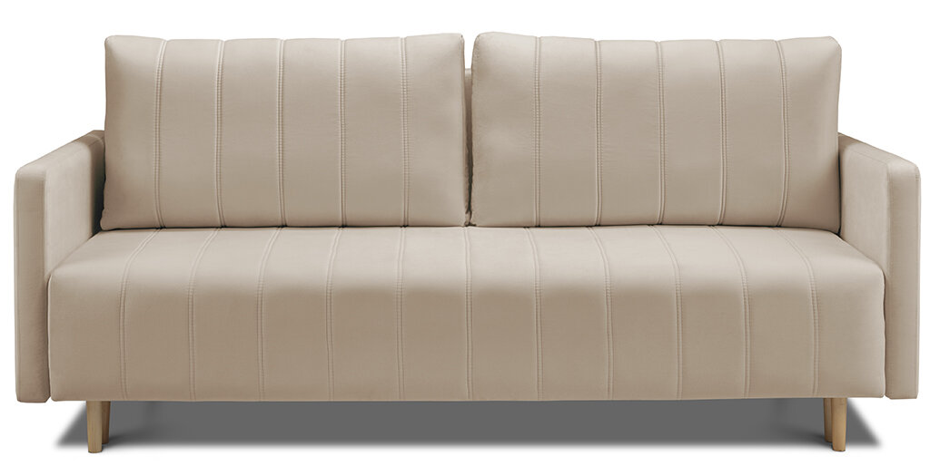 Диван-кровать Кантри, 212х102х98 см, механизм Тик-так, диван раскладной, с ящиком для белья. Гарантия 18 месяцев