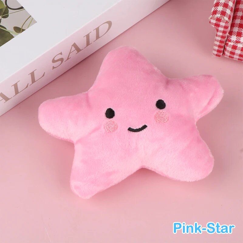 Мягкая плюшевая игрушка облачко звезда GJCUTE, Розовый