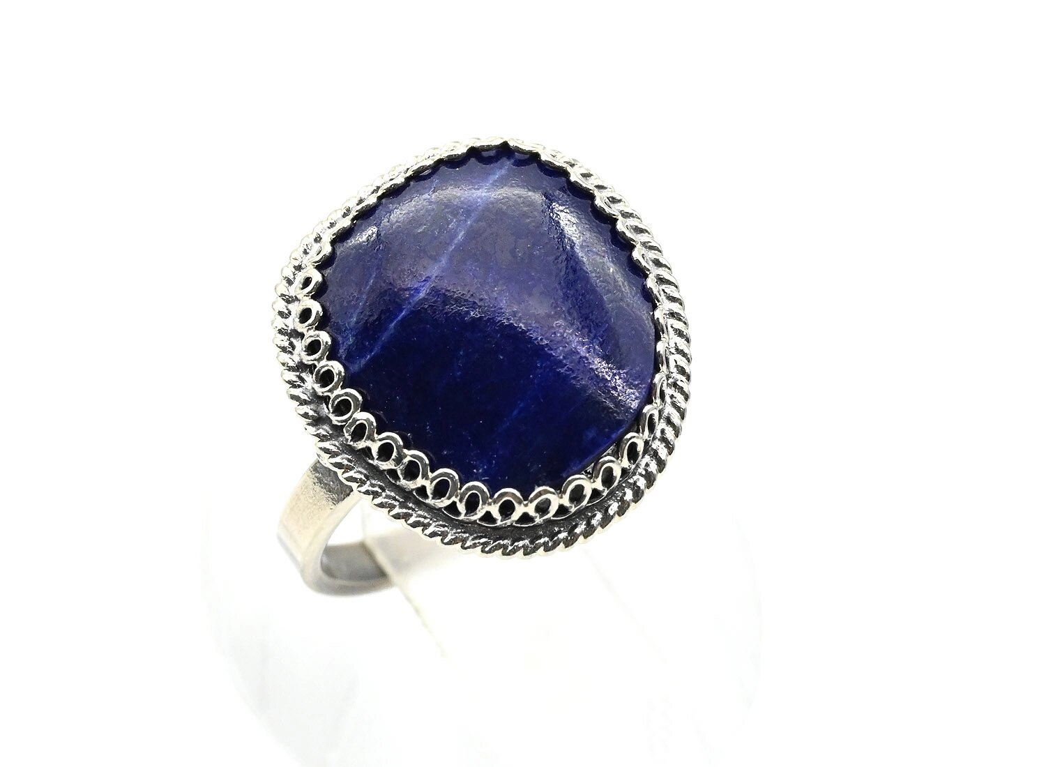 Кольцо, лазурит