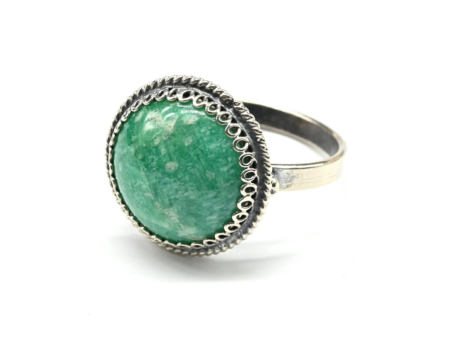 Кольцо, амазонит