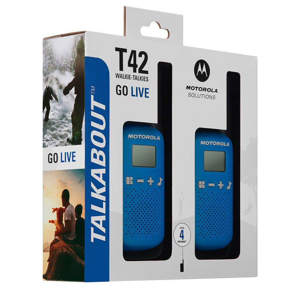 Комплект из двух раций Talkabout T42 Blue