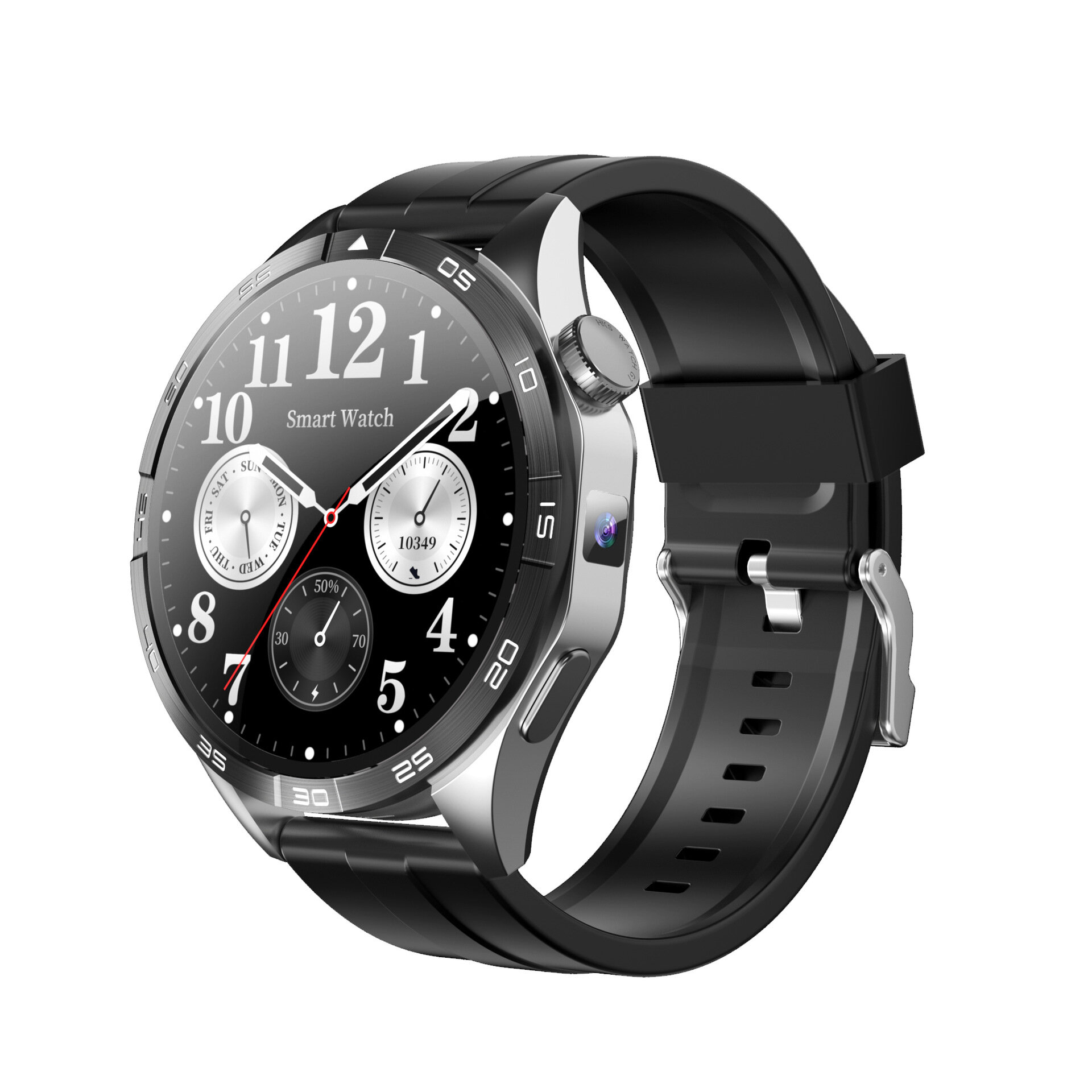 Q83 Умные часы Smart Watch, совместимость с Android, AMOLED-экран, черный