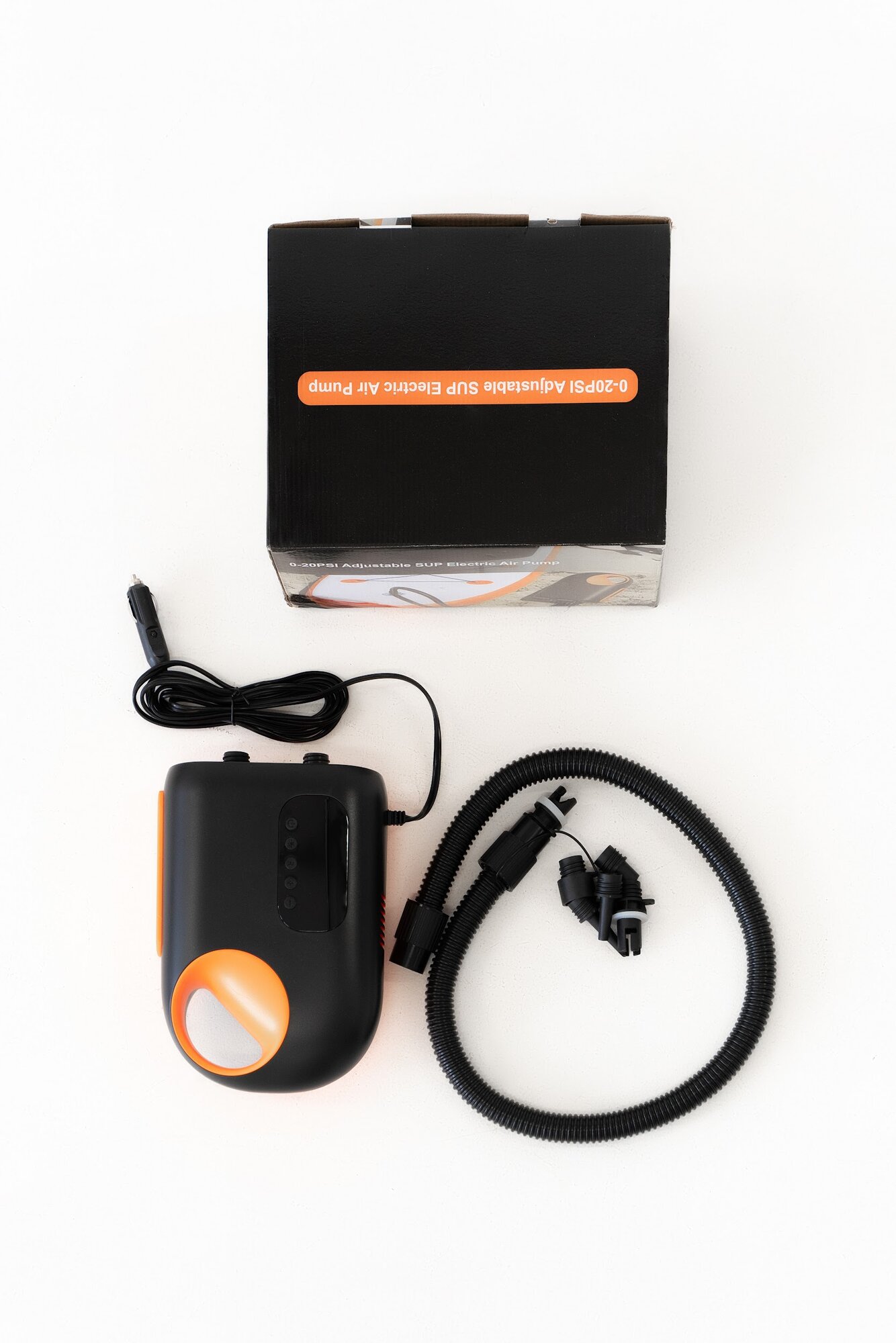 Электрический насос от прикуривателя max-20psi для сапбордов, лодок и матрасов