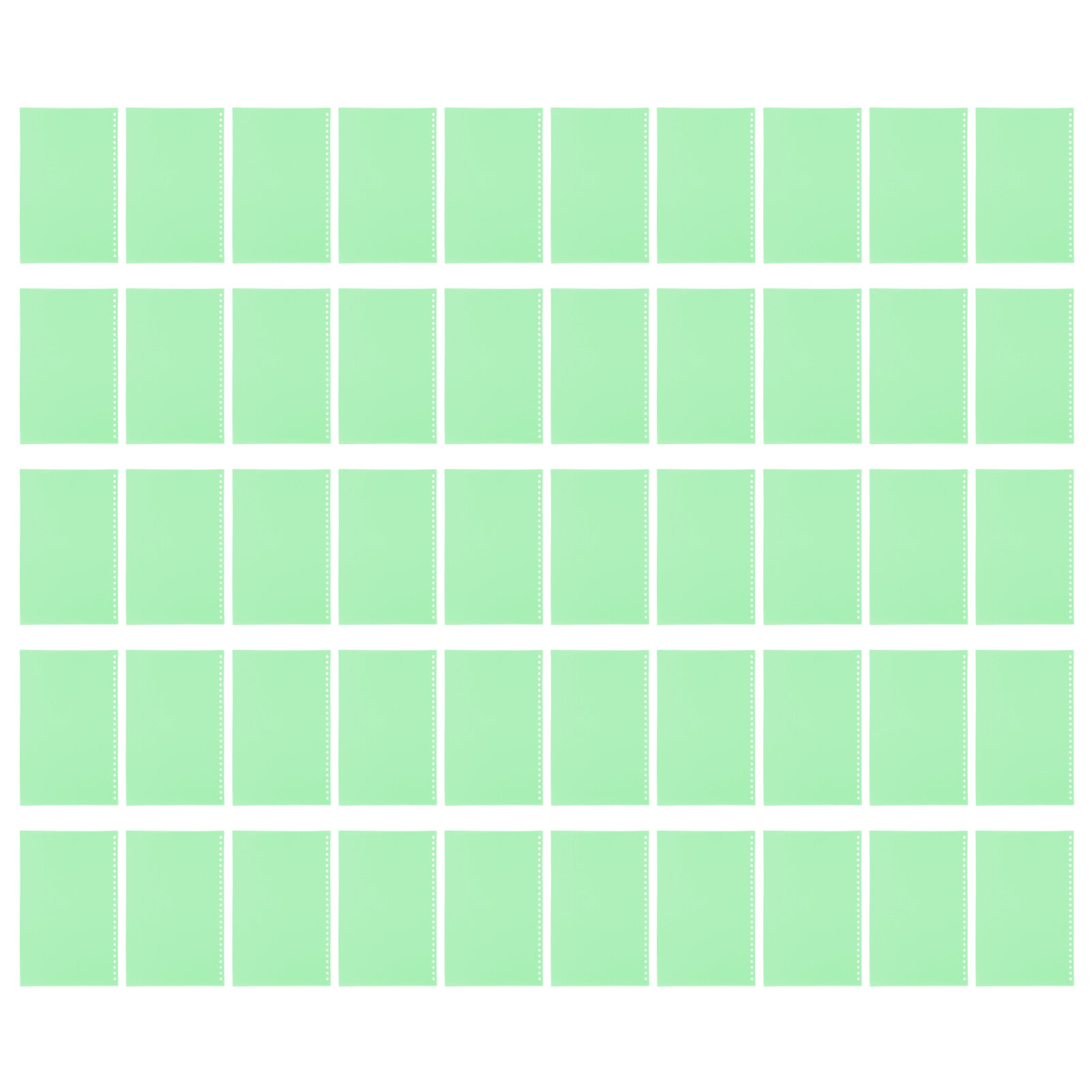 Обложки формата B5, 26 листов, матовые, полупрозрачные, водонепроницаемые, сворачиваемые, из полипропилена, для отчетов и презентаций, 50 штук, зеленые.