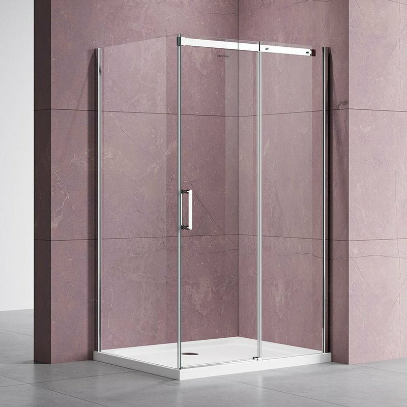 Душевой уголок Vincea Dice VSR-4D9011CL 110х90 см, профиль хром