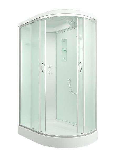 ERLIT Душевая кабина ER3512PL-C3-RUS 120*80*215 (без г/м, низ. поддон, мат. стекло)