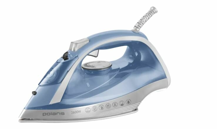 Утюг POLARIS PIR-2668AK голубой/серебряный
