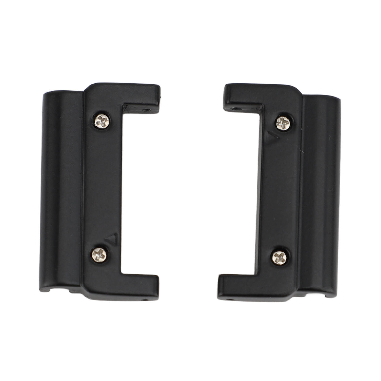 1 пара металлических адаптеров для часовых ремешков Quick Fit Watch, сменный коннектор, черный, 26-22 мм