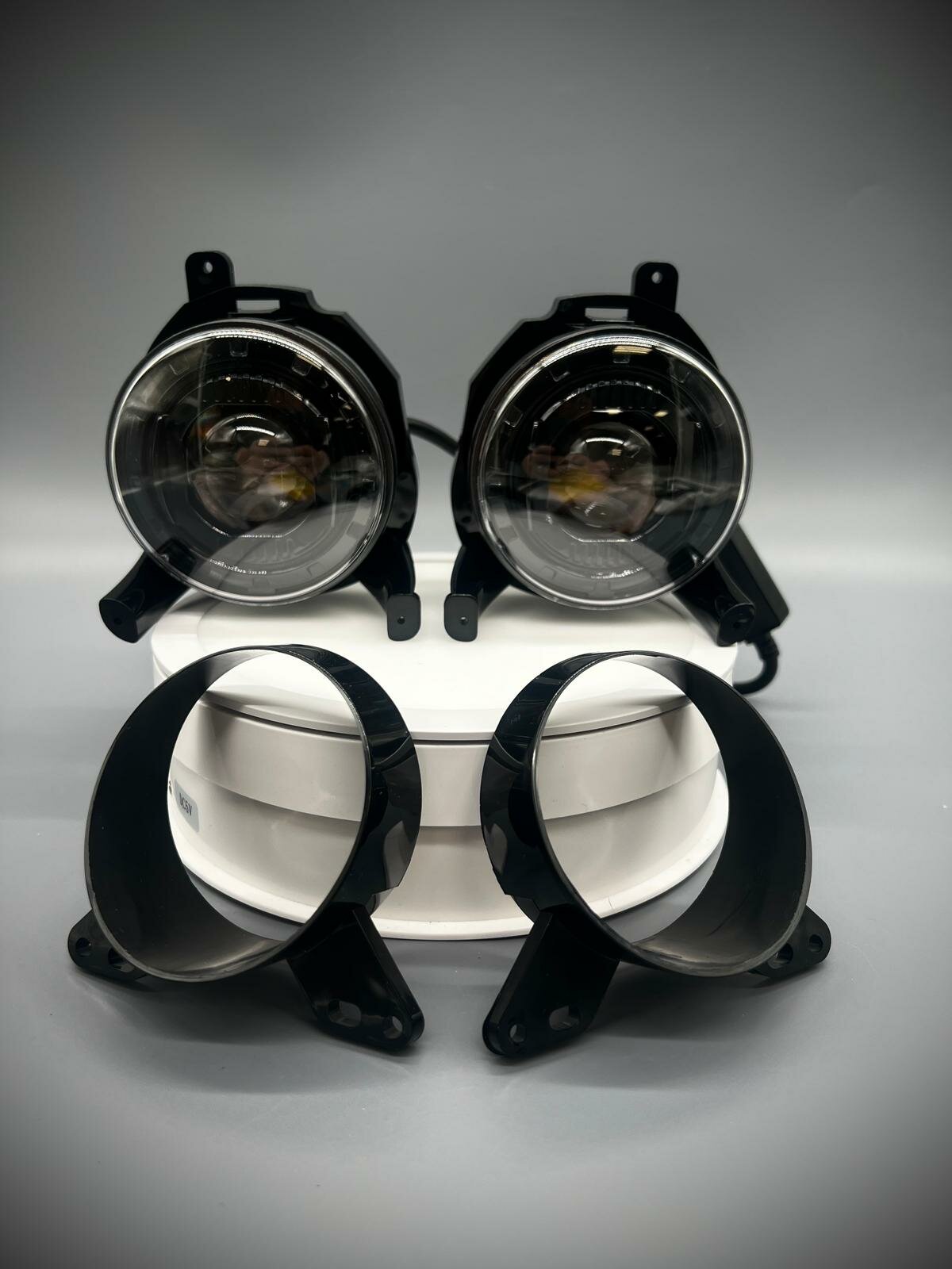 LED светодиодные ПТФ для Mitsubishi Lancer 10 2007 -2010 / 70W LED ПТФ / Противотуманные Фары на Митсубиси Лансер 10