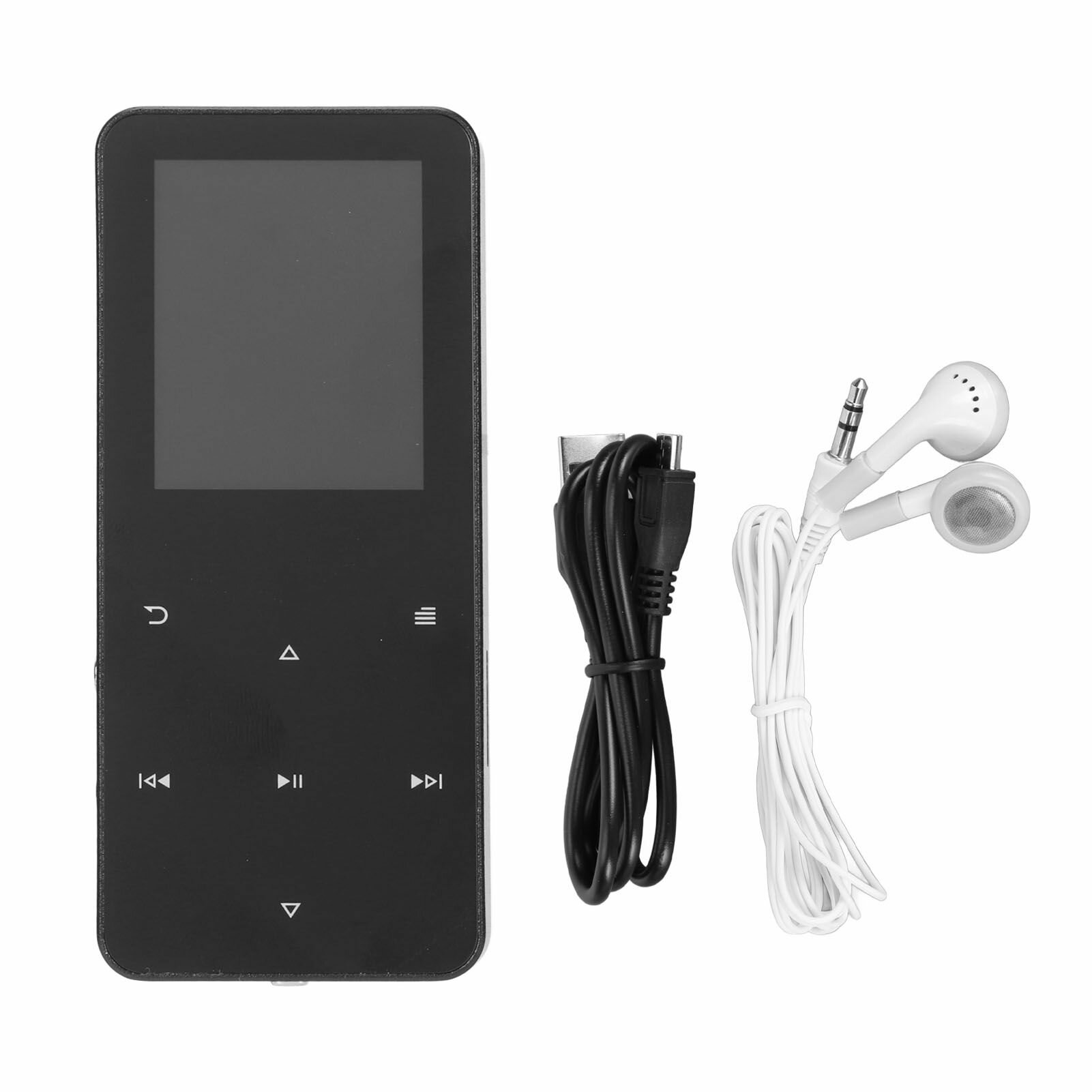 Портативный MP3плеер, Bluetooth 4.2, цветной экран 1.8 дюйма, сенсорное управление, видео, FMрадио,