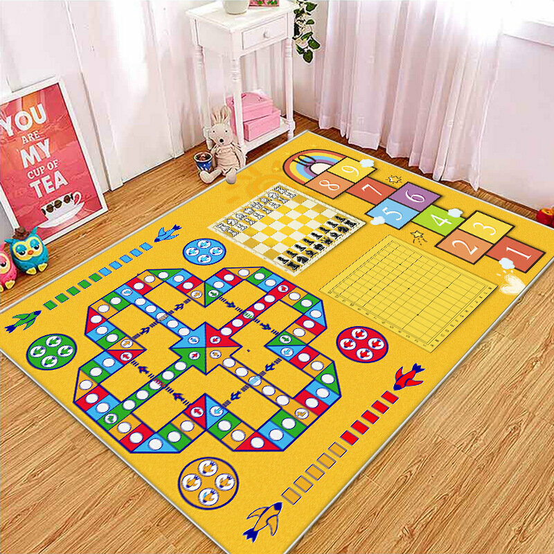 Милые мультяшные классики, интерактивный ковер для родителей и детей 120*160 см