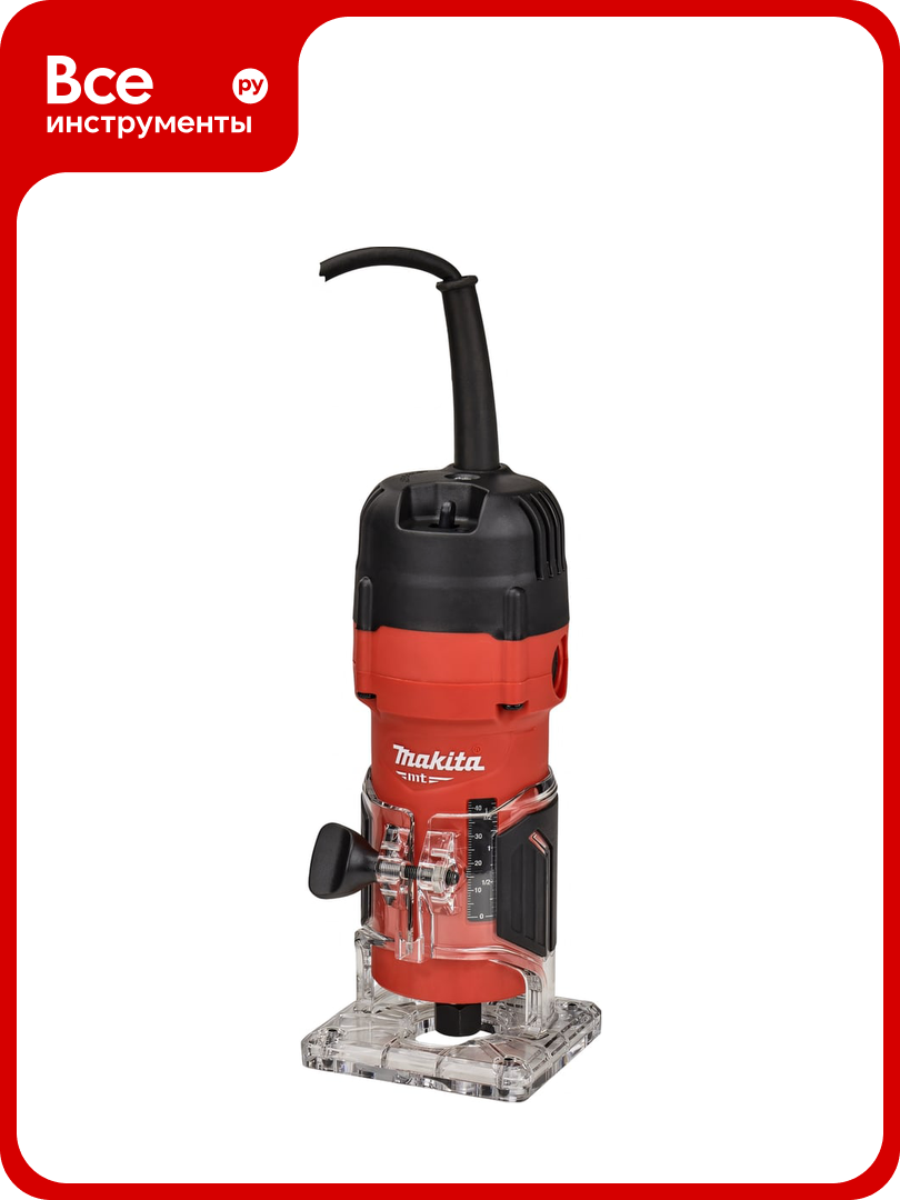 Кромочный фрезер Makita M3702 для большего удобства