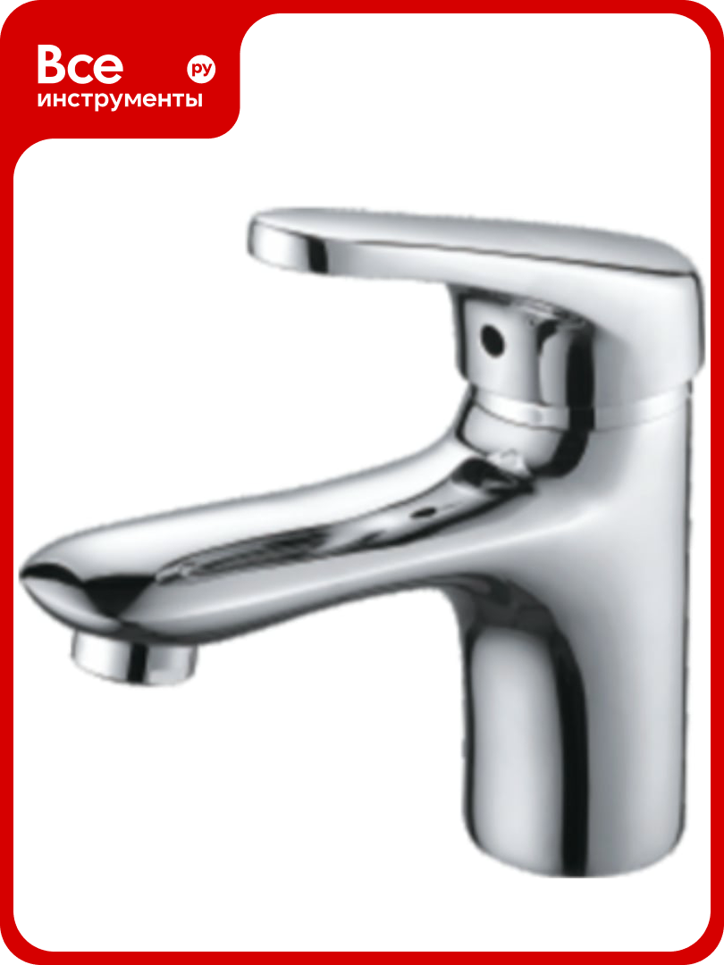 Смеситель для умывальника D-Lin хром D110460