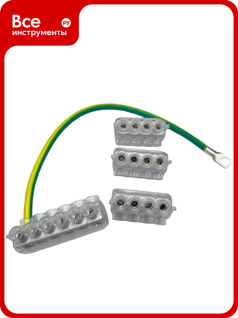 Комплект клеммников гринэнерго НК-15 (SV-15: 3х KE 10.1+1х KE 10.3) ge-sv15, 1 (iec 60947-7-1)