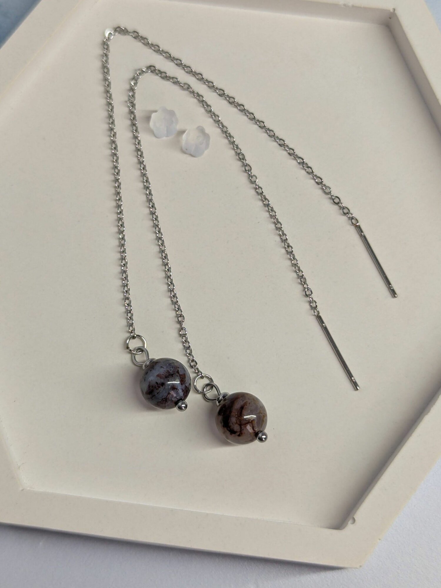 Серьги цепочки