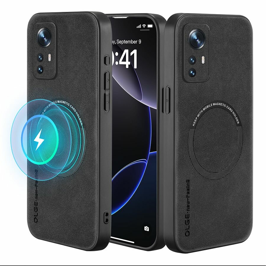 Чехол-Case MagSafe чехол для Xiaomi 12/12X/12S(Сяоми 12/12Х/12C) Нескользящий и удобный