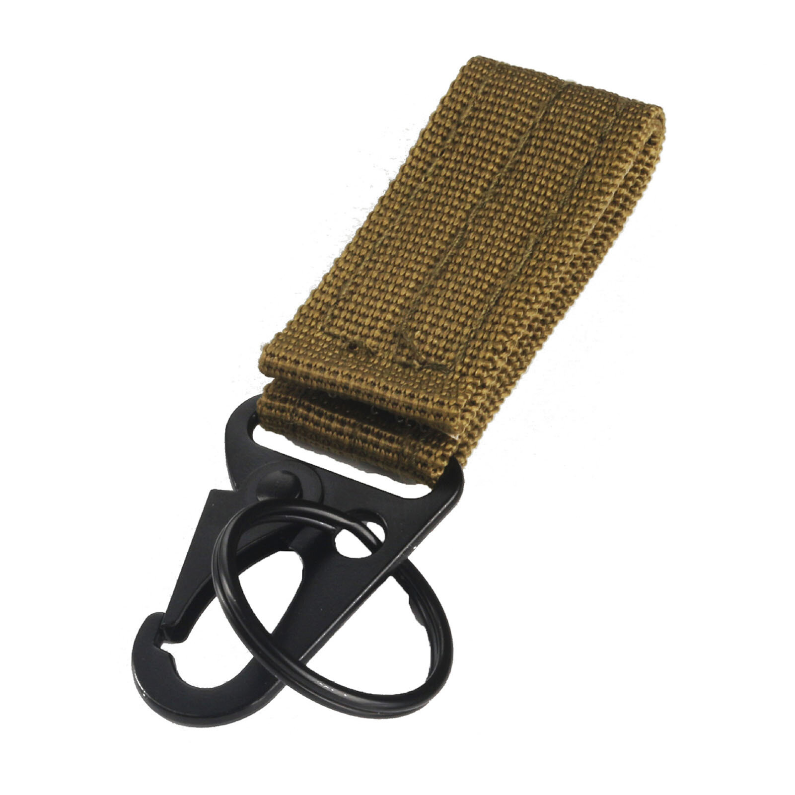 Универсальная клипса для ремня из стропы с карабином и пряжкой для ключей: для активного отдыха и гр