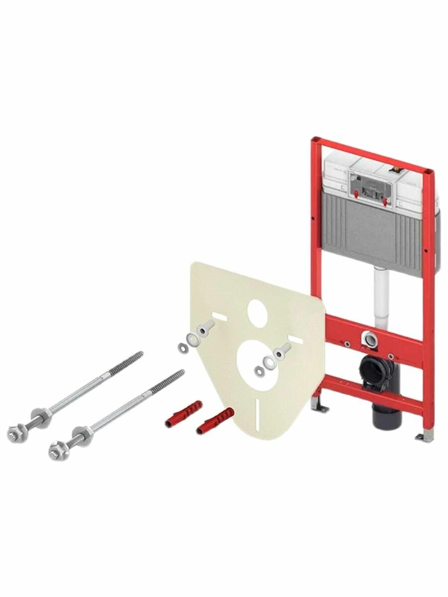 Комплект TECEbase 2.0 для установки подвесного унитаза с белой панелью смыва TECEnow 9400413