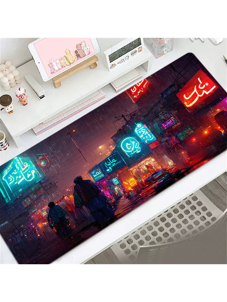 Коврик для мыши Cyberpunk, противоскользящий, Speed + Control, 90x40 см