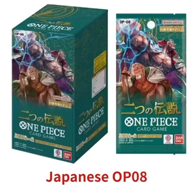Бустеры для игровых карт One Piece TCG (запечатанные в Японии) OP01–OP13. Бустеры для всех серий, коллекционные игровые карты.