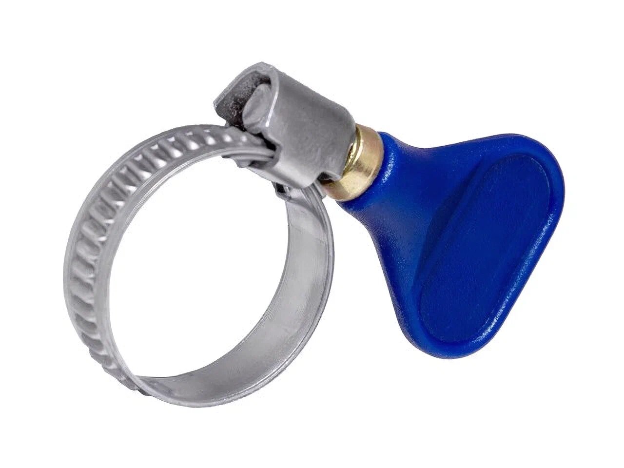 Хомуты МастерБолтиков, червячные, серебристый, сталь,20-32мм, с ключом, 2шт.