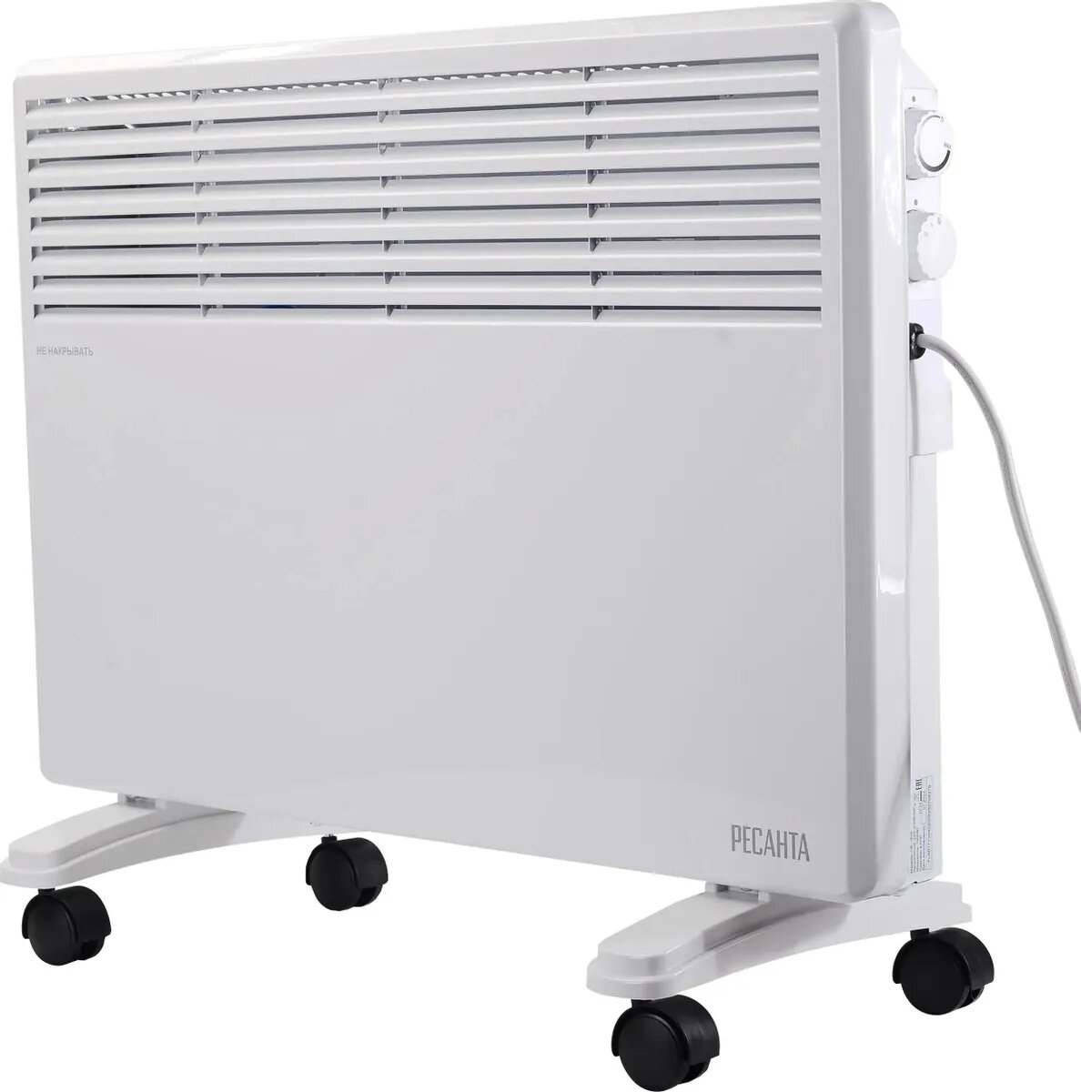 Конвектор Ресанта ОК-1600, белый, 1600 Вт, с терморегулятором