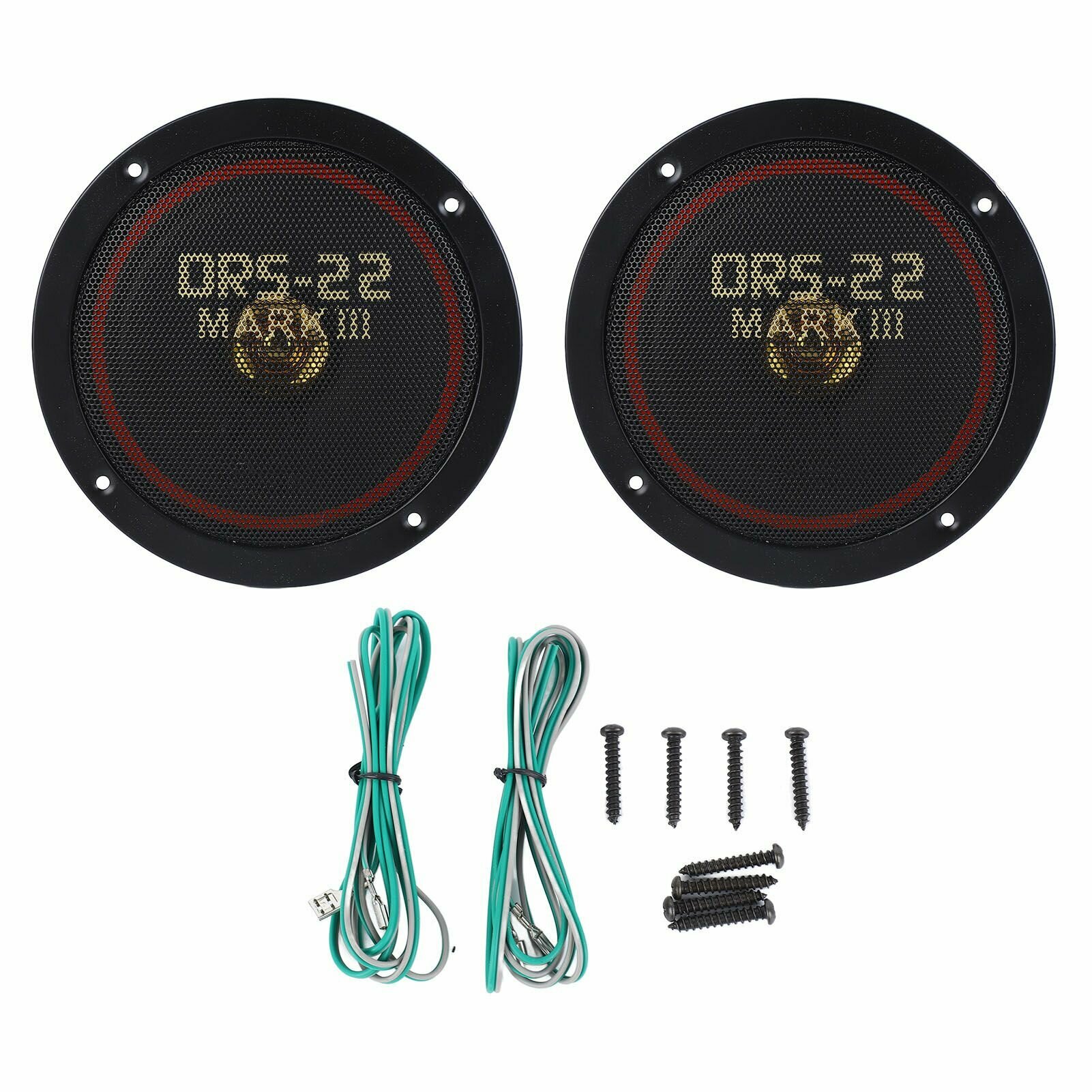 6-дюймовый автомобильный коаксиальный динамик, высококачественное аудио, стерео бас-твитеры, комплект громкоговорителей, автомобильная акустическая система