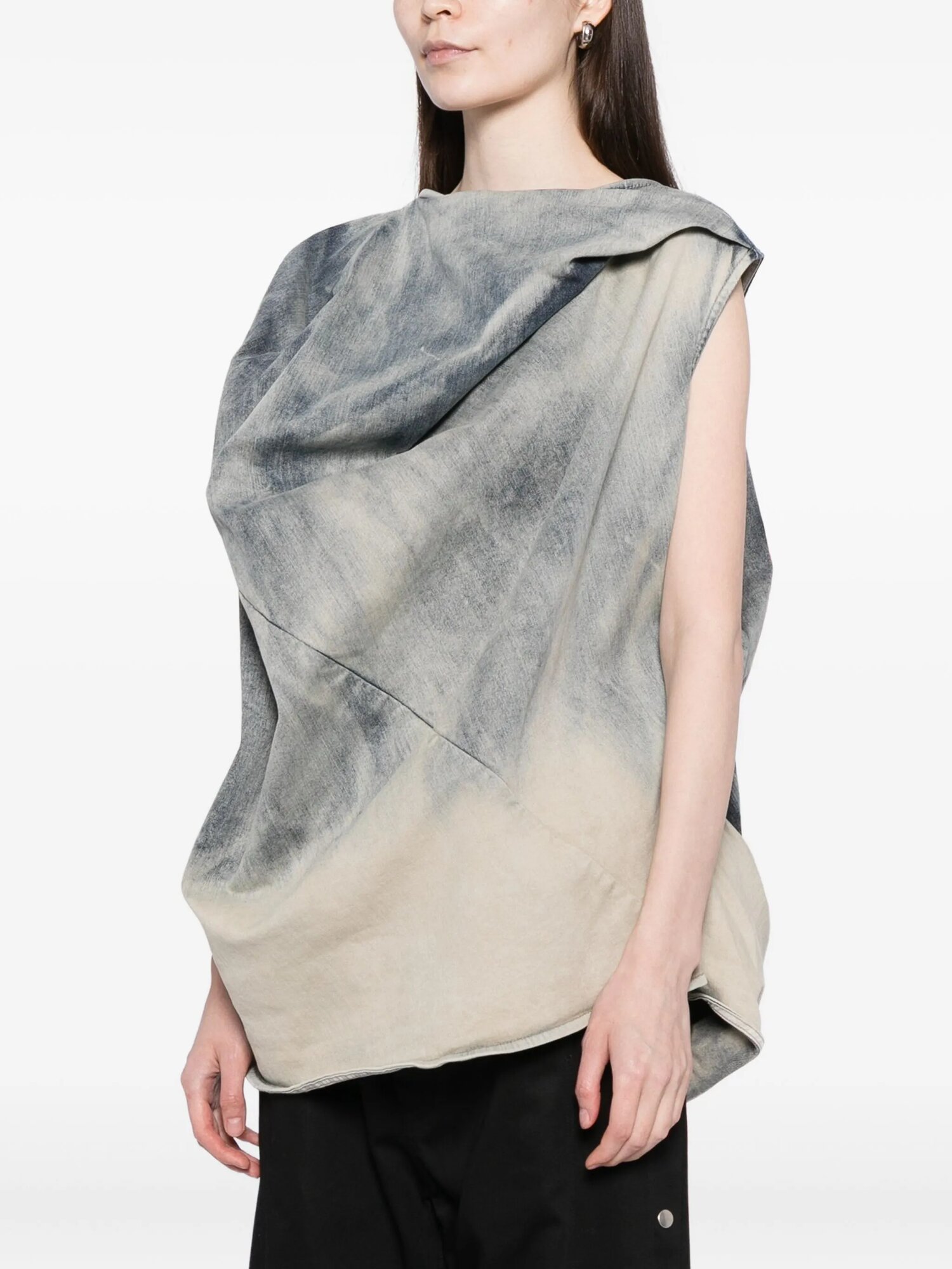 Топ Rick Owens, размер 40, синий — фото 1