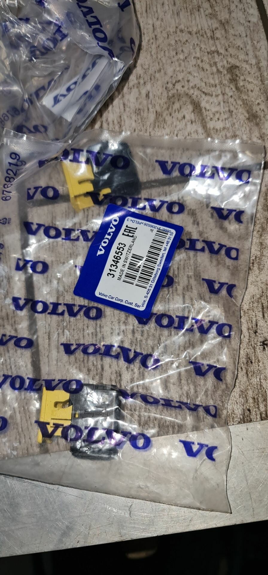 31346553 Корпус разьема 6/146, 2-POLE VOLVO