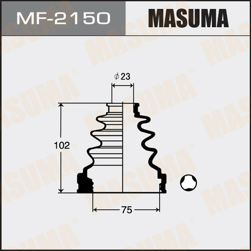 Пыльник шруса передний внутренний MASUMA MF-2150 Toyota Camry, Carina, Corona, MarkII, VIsta, Nadia, Celica 90-01
