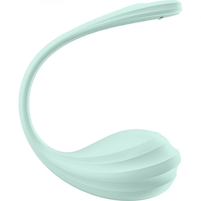 Виброяйцо Satisfyer Smooth Petal Connect App, мятное, 6,5 см Satisfyer Виброяйцо Satisfyer Smooth Petal Connect App, мятное, 6,5 см