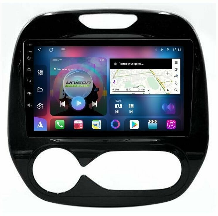 Штатная магнитола Renault Kaptur 1 2016-2023 UNISON 09A6 6Gb/128Gb, 8 ядер (733-09HA6)