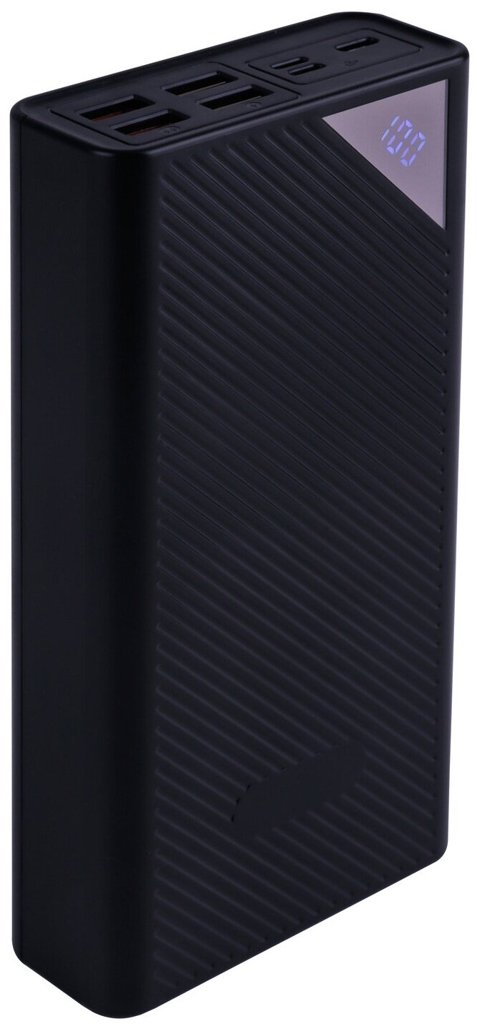 Внешний аккумулятор (Power Bank) DIGMA DGP-30000-4U, черный