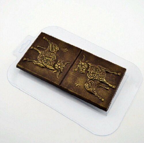 Форма Плитка Бык с узорами