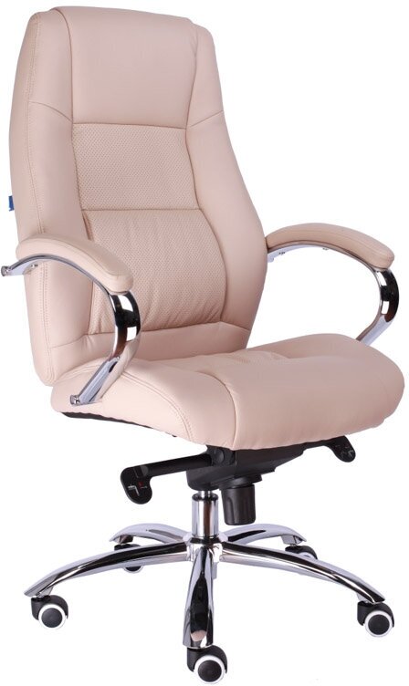 Кресло руководителя Everprof Kron M Экокожа Бежевый