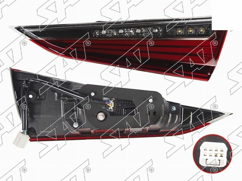 SAT ST-312-13ES3R Фонарь в крышку багажника Lexus ES 18-21 (Справа/ LED)