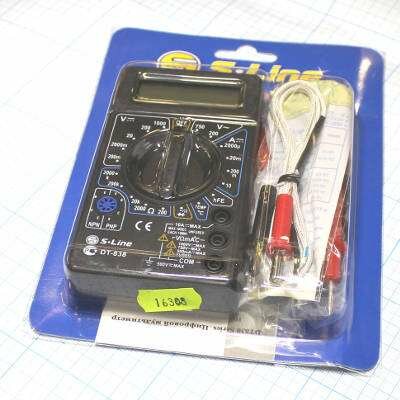Мультиметр цифровой DT838