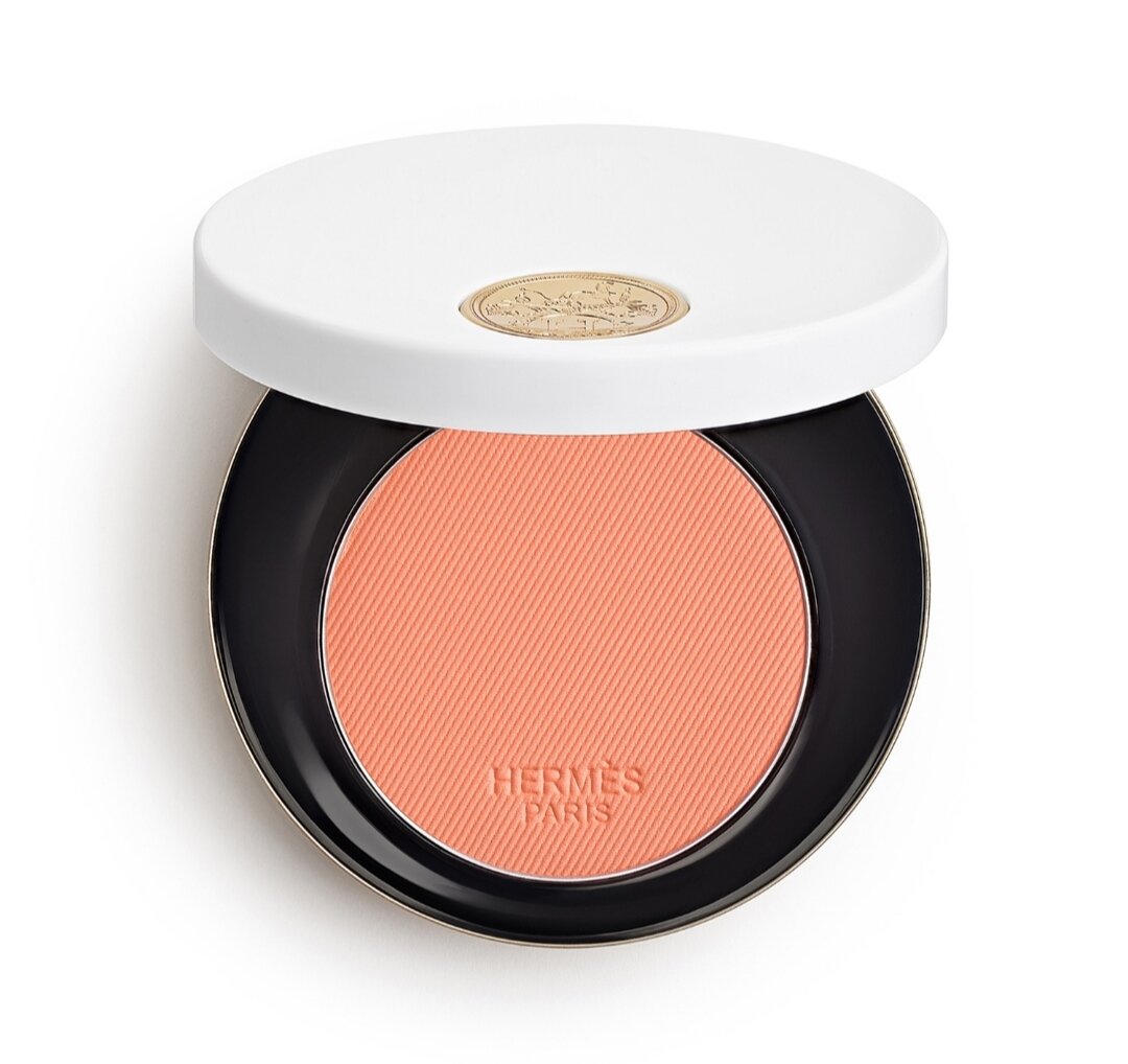 Румяна HERMÈS Rose Hermès Silky Blush 6г | Полуматовый шелковистый финиш | Тон 19 Rose Abricot