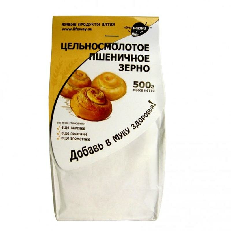 Мука пшеничная цельнозерновая "Образ жизни", 500 г