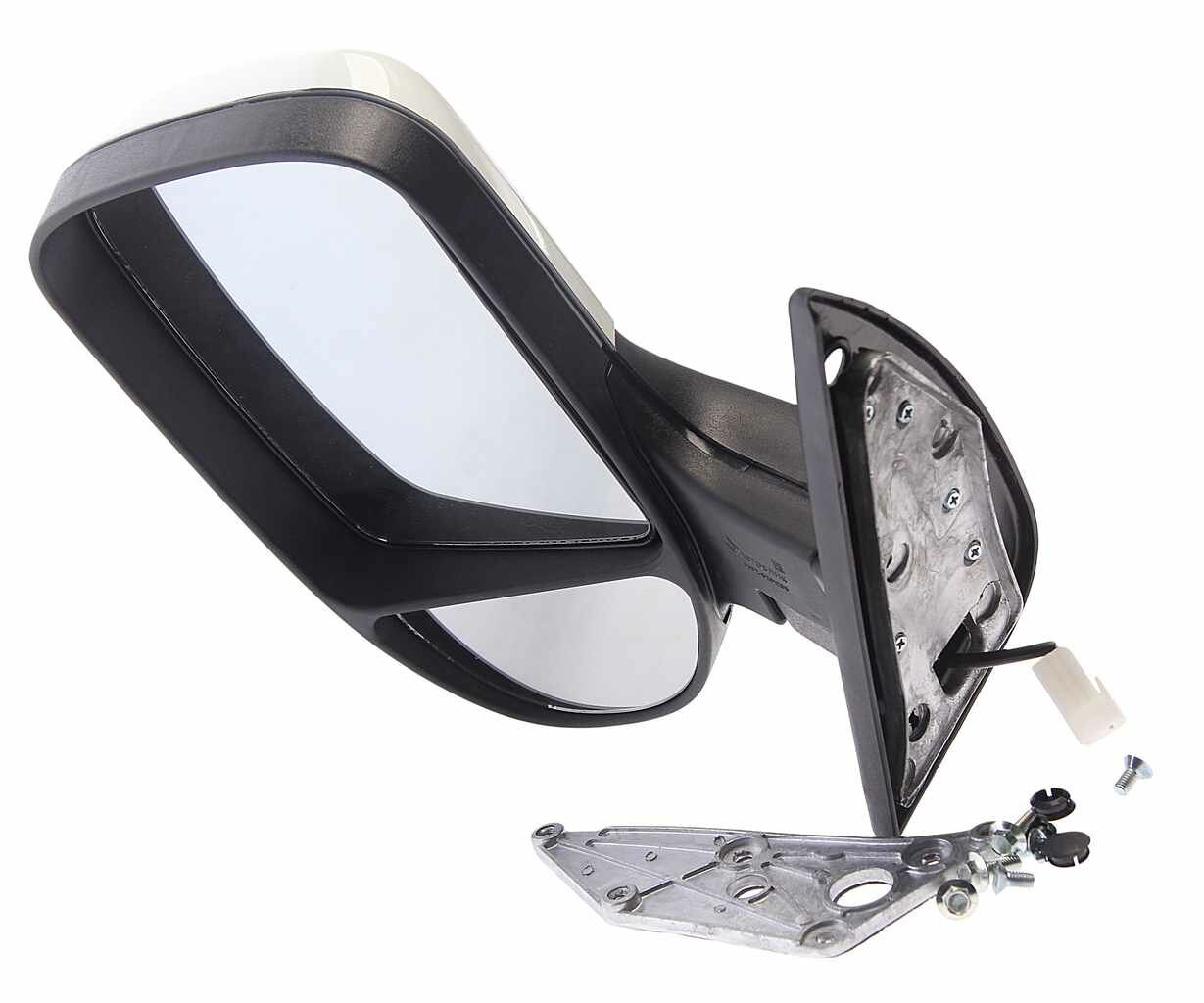 Зеркало боковое ГАЗ-3302 Бизнес левое с повторителем поворота Белый глянец, 3302-8201205-101-240, автоблик