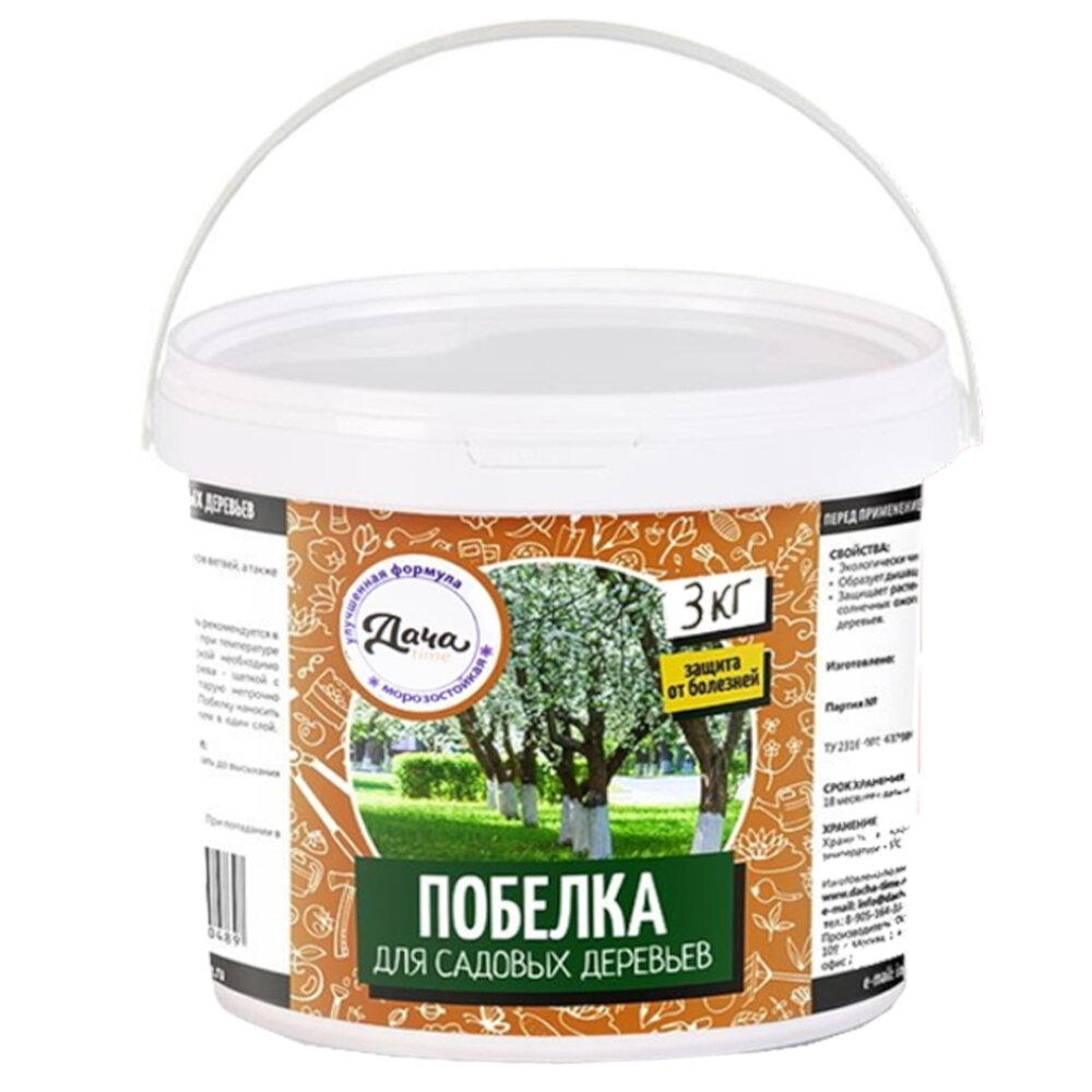 Побелка 3кг жидкая садовая Дачаtime 4/224