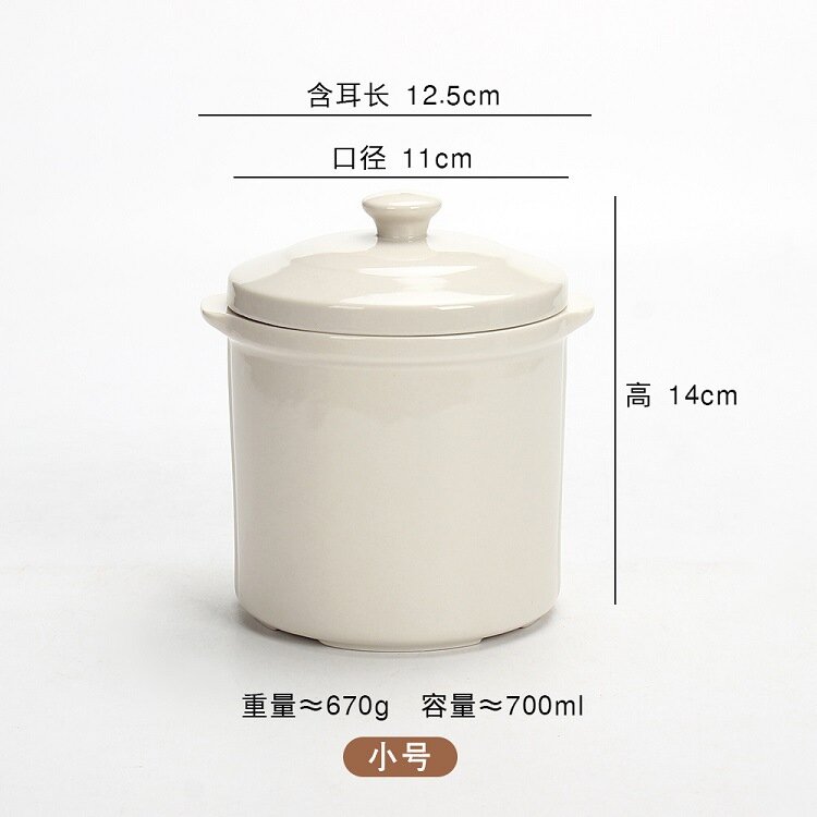 Керамическая кастрюля для тушения Fotiaoqiang для одного человека, керамическая пароварка для супа, водонепроницаемая кастрюля для тушения с крышкой, электрическая кастрюля для тушения, внутренняя кастрюля для супа